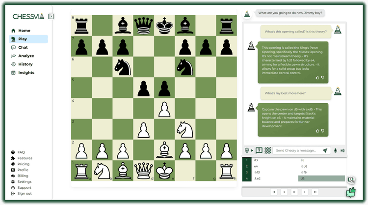 Chessvia - AI Chess Coach | Learn, Play, Improve